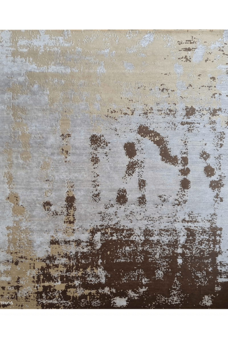 Brown Spots Modern Pattern Handmade Carpet